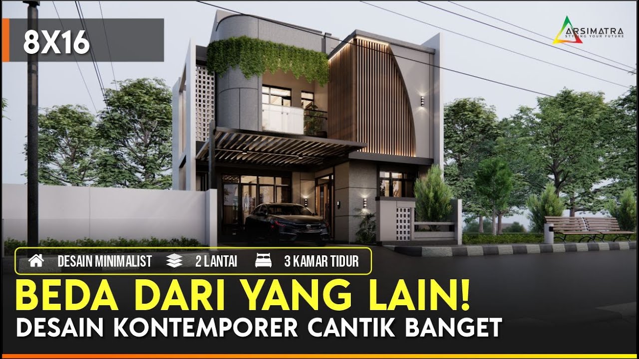 Outstanding House! Modern Tropical Home, a Millennial's Dream on an 8x16 Lot
