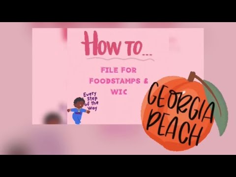 How to apply for Foodstamps and WIC in the state of GEORGIA!!