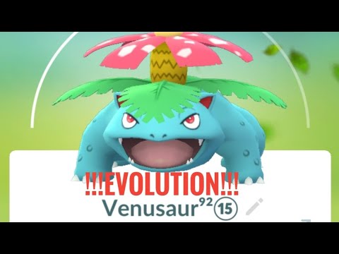 Bulbasaur Evolutions Pokemon Go!!(92İV)