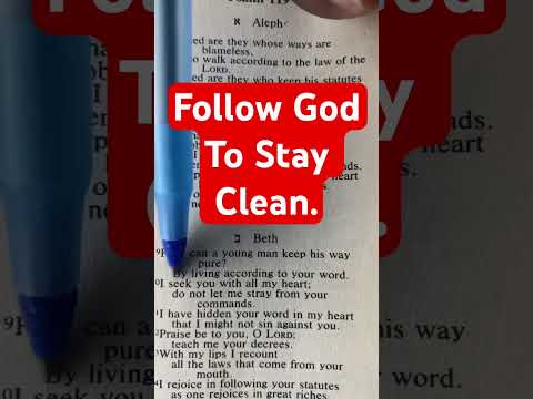 God’s Word Cleans Our Souls. 🧼 Psalm 119:9 #God Of #Israel