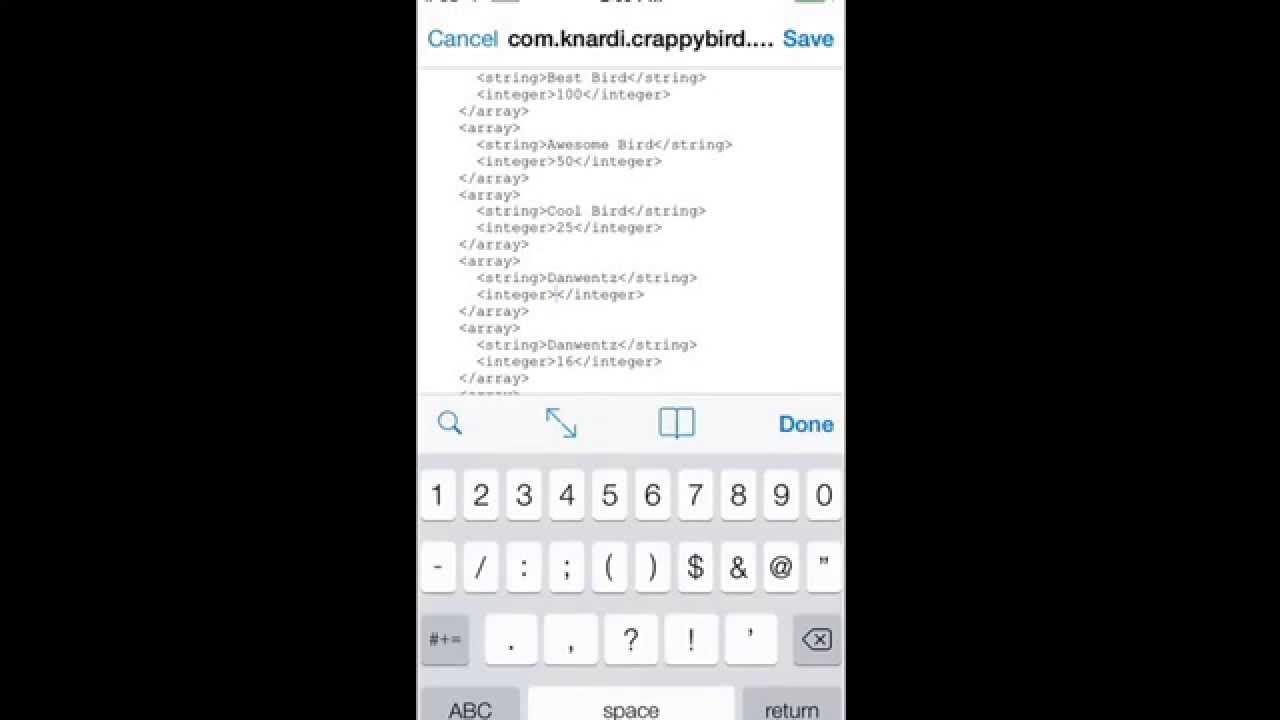 Crappy Bird Ifile hack