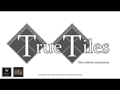 True Tiles Sample Set [Original and OpenLOCK by Curufin - Thingiverse