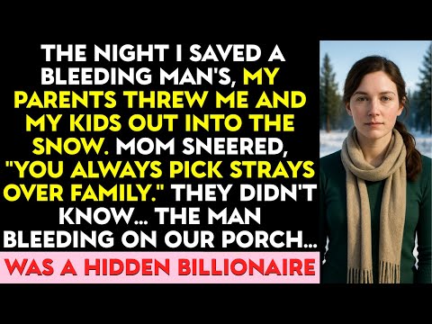 My Parents Threw Me & My Kids Into the Snow for Saving a Bleeding Cowboy—They No Who He Billionaire