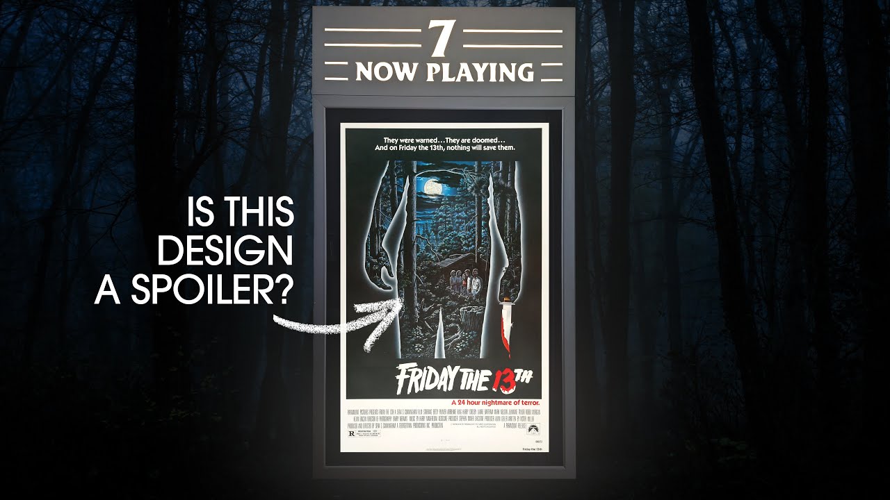 What's hidden in this FRIDAY THE 13TH movie poster?