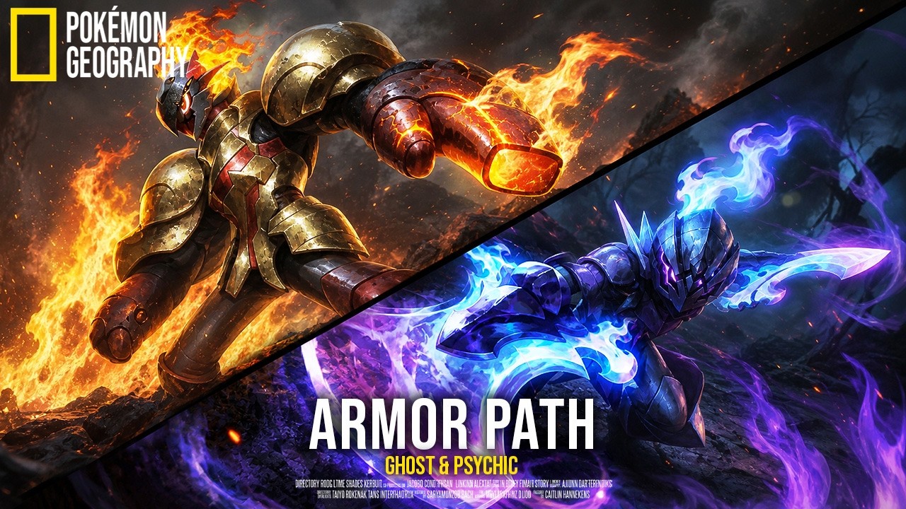 NatGeo Planet: Souls in Steel | Armarouge & Ceruledge - The Divergent Armor Path (Real-Life Pokémon)