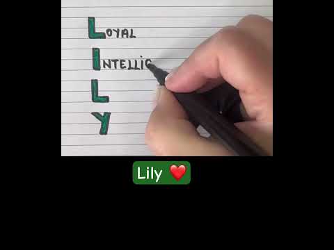 Meaning of the name LILY #meaning #name #lily
