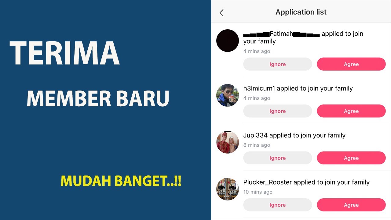 CARA MENERIMA ORANG UNTUK GABUNG KE FAMILY STARMAKER KITA