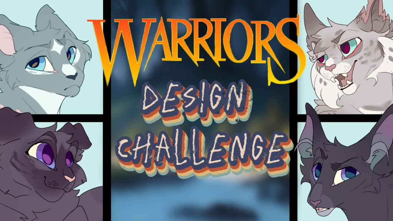 [Let's Art] Warrior Cats Design Challenge | Bluestar, Cinderpelt, Ashfur, & Crowfeather