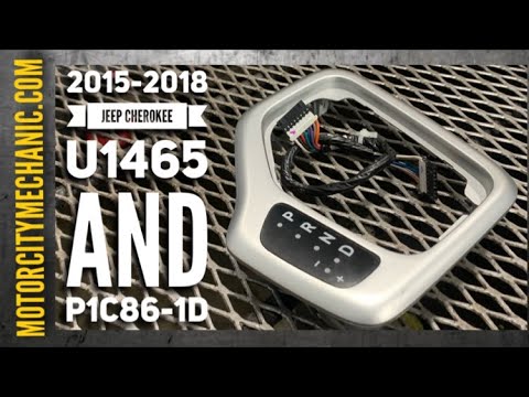 2015-2018 Jeep Cherokee U1465 and P1C86-1D Shifter PRDNL Bezel