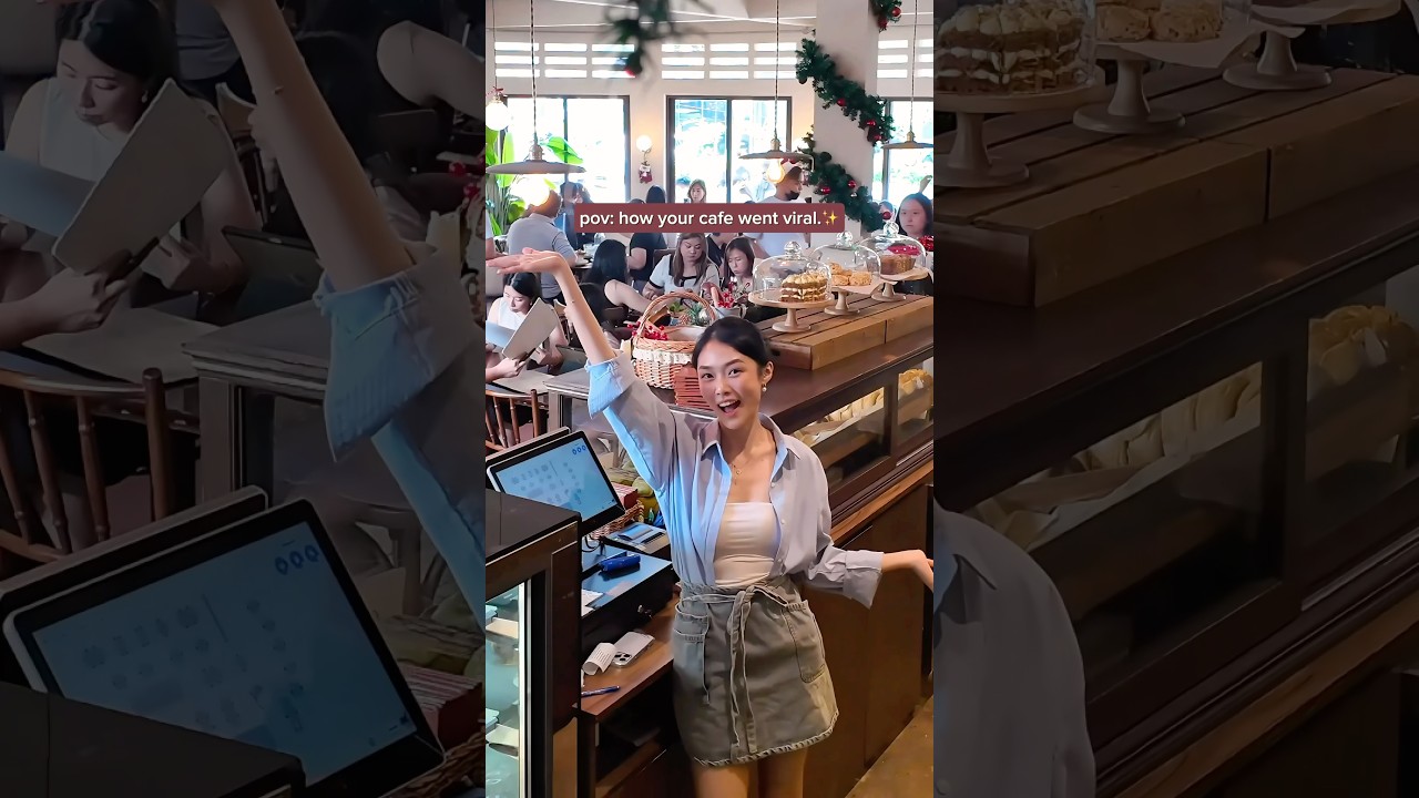 POV: How your cafe went viral✨💫