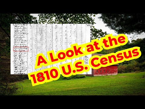 A Look at the 1810 Census