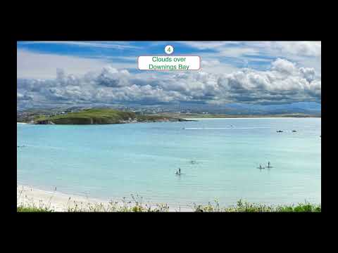 Coastal Panoramas of Downings in Donegal, Ireland