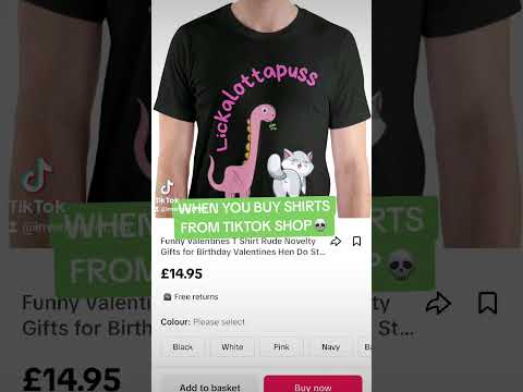 WHEN YOU BUY SHIRTS FROM TIKTOK #memes #funny #tiktokshop #tiktok #genzhumor
