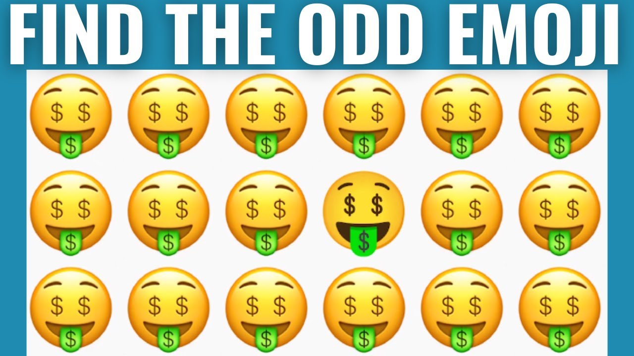 Spot the Difference #141 || How Good Are Your Eyes? || Find The Odd Emoji out ||