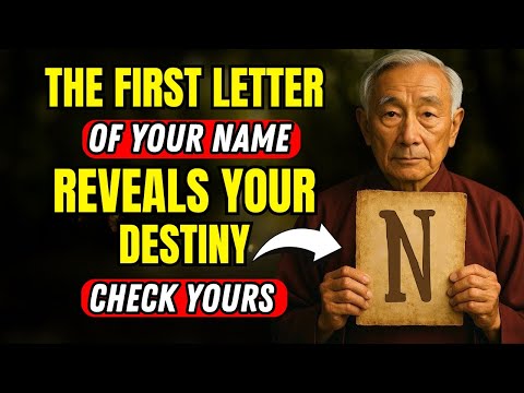 What the FIRST Letter of Your Name Means WILL SURPRISE You Buddhist Wisdom