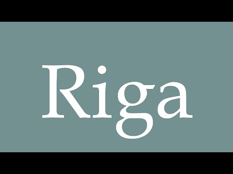 How to Pronounce ''Riga'' Correctly in French
