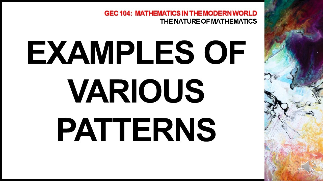 Types and Examples of Patterns
