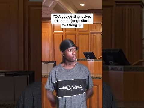 POV: your being locked up and the judge starts tweaking