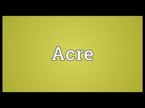 Acre Meaning