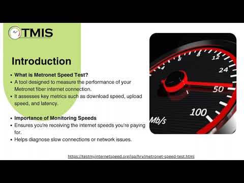Understanding Metronet Speed Test Optimizing Your Fiber Internet Performance