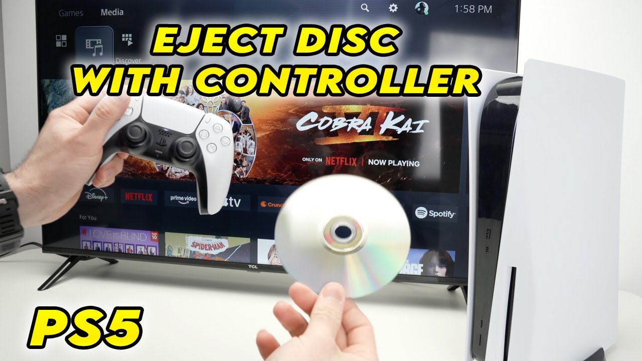 PS5 : How to Eject Disc Using Only the Controller