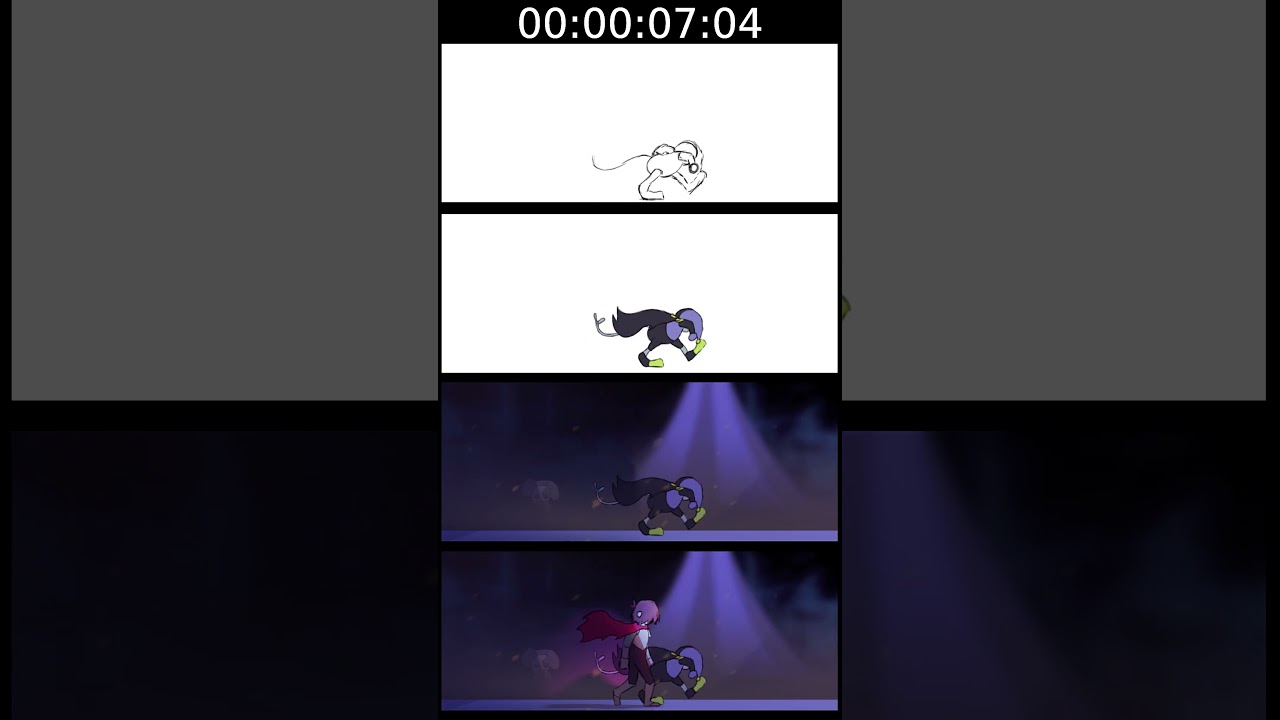 Deltarune - Kris and JEVIL Walk Cycle (Mostly Jevil)