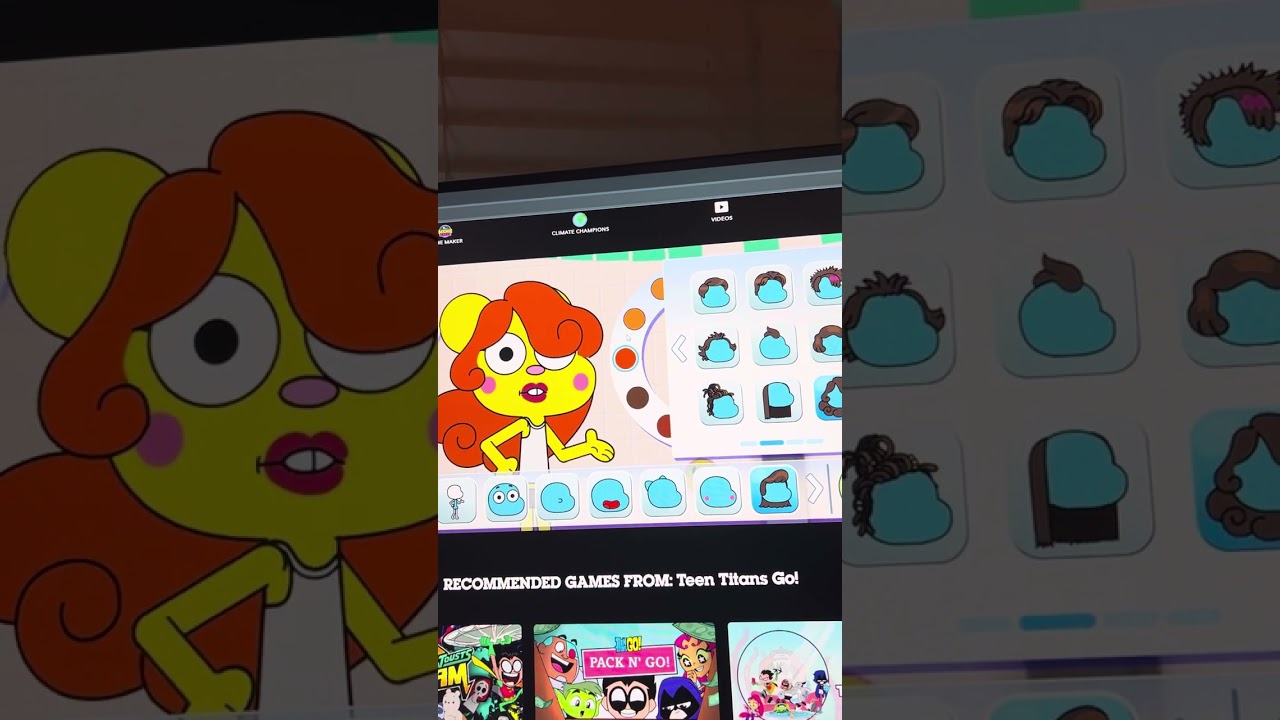 Cartoon Network Character creator gameplay ￼