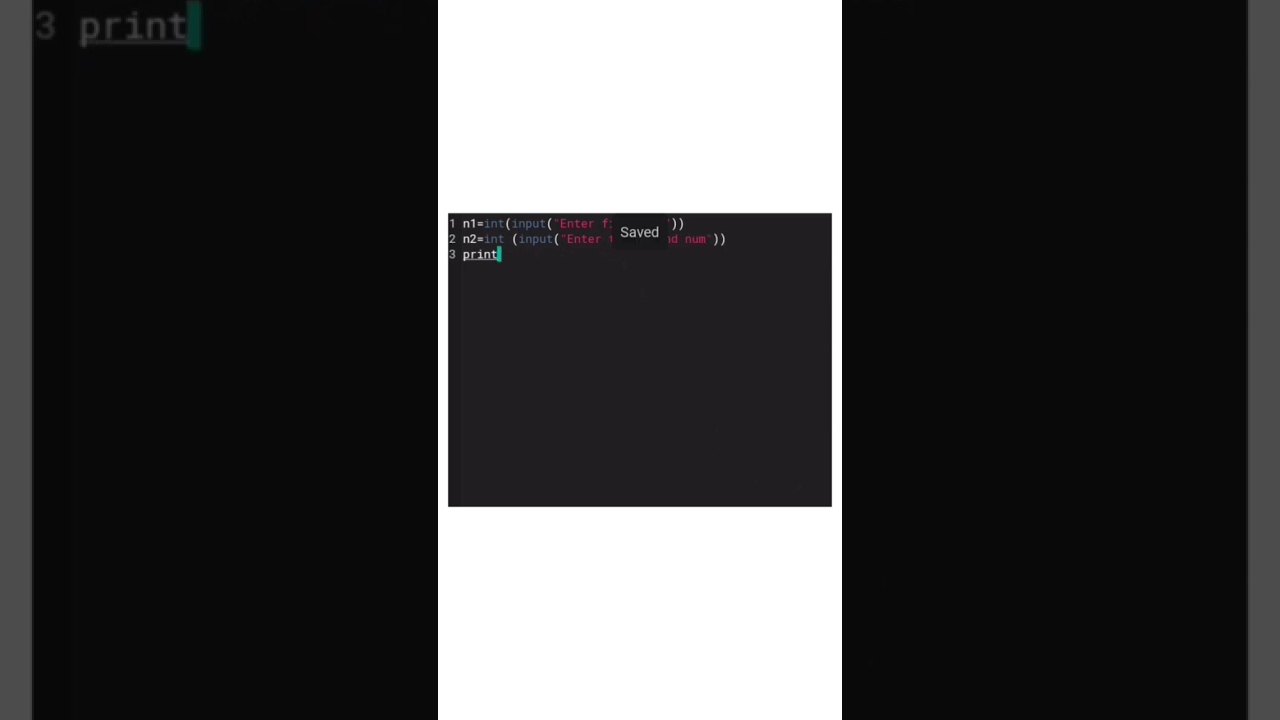 add/sub/mul/div program in Python