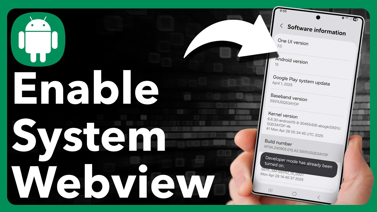 How To Enable Android System WebView