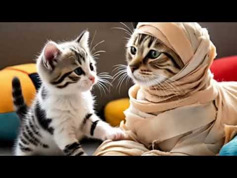The cat and her kitten's (Video 1)