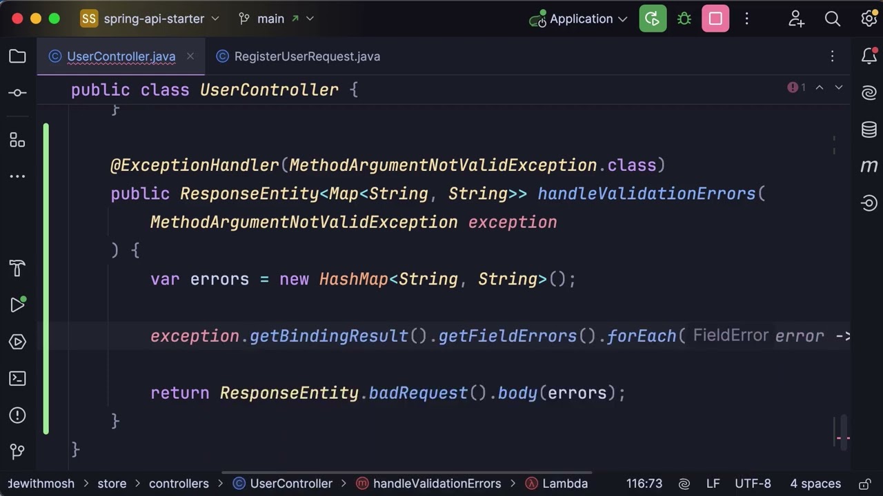 26 - Handling Validation Errors