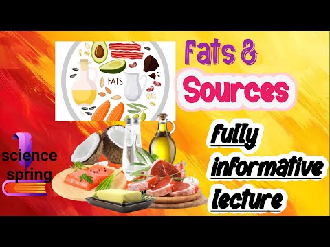 Fats biochemistry| fats and its sources