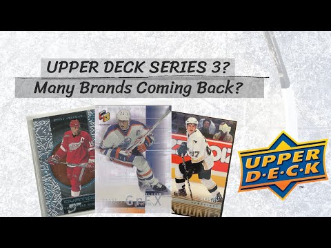2020-21 Upper Deck Extended Series Hockey Set - UD Series 3 Coming Soon? (FIRST LOOK)