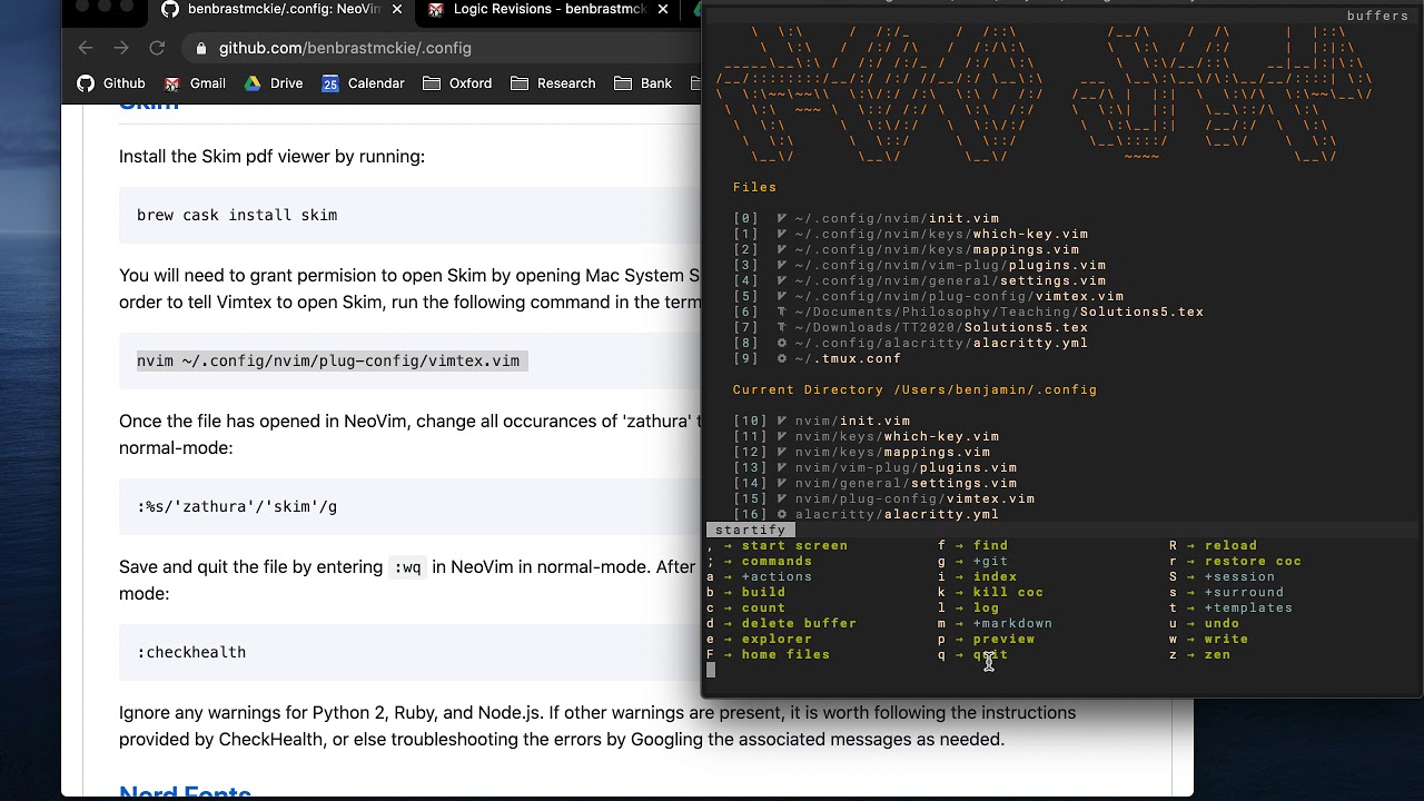 Install Part 1: How to Configure Neo Vim from GitHub Repository