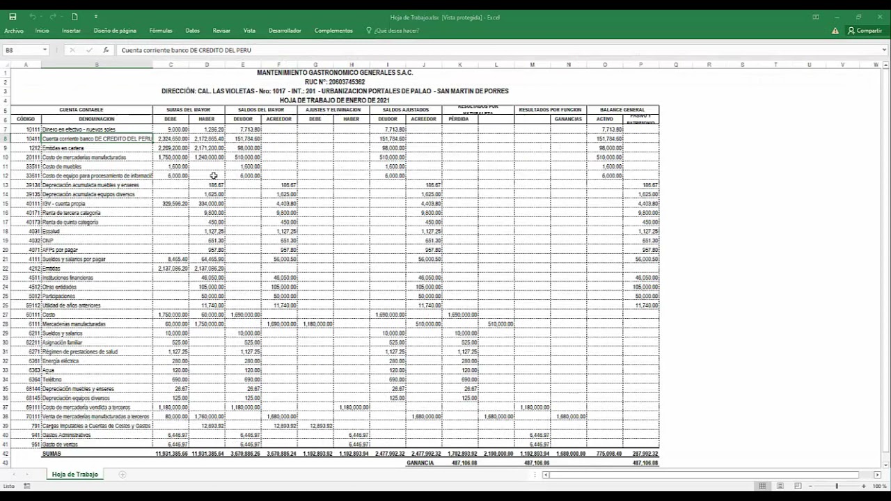 Sistema contable simplificado - ONLINE (GRATIS)