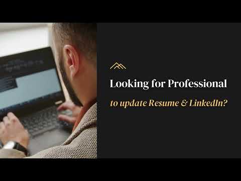 Resume & LinkedIn Services | ATS-Friendly Resume | Search Friendly LinkedIn Profile