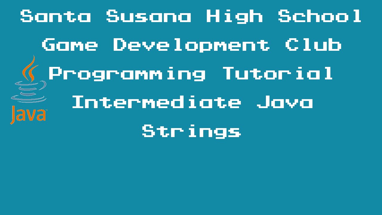 Programming Tutorial 35 - Intermediate Java - 9 - Strings