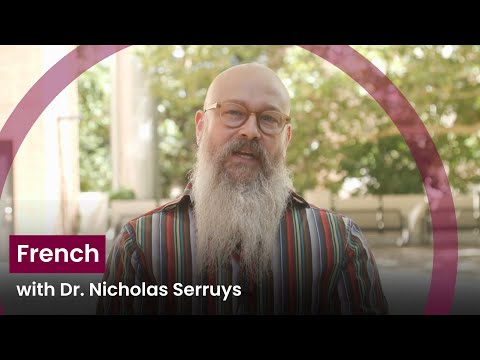 French with Dr. Nicholas Serruys - McMaster Humanities