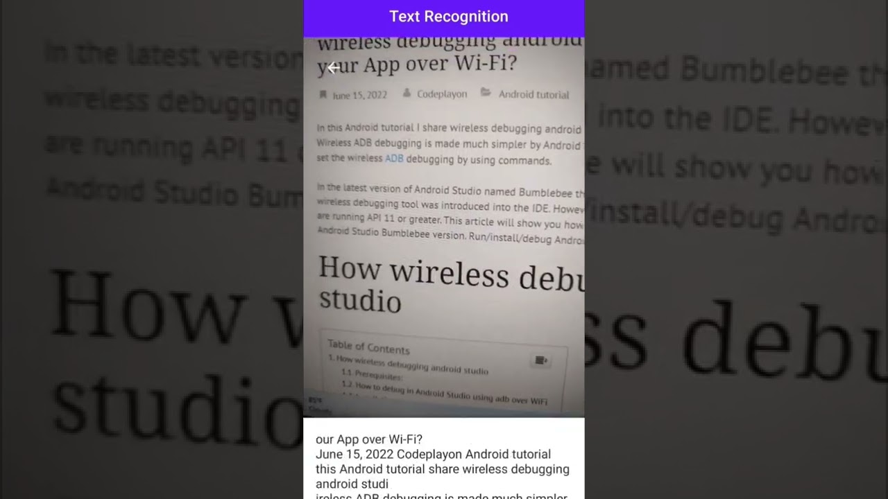 Recognize Text using ML Kit Android Jetpack Compose