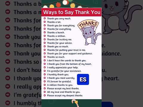 Other Ways to Say "Thank You "#viral #shorts