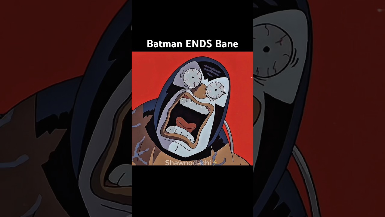 The Moment Batman Almost ENDED Bane FOREVER!