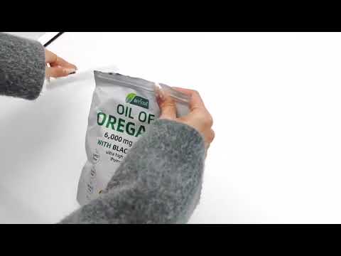 Oil of Oregano & Black Seed Oil 2-in-1 Softgels | 6000mg | 300 Count | Non-GMO Immune Support
