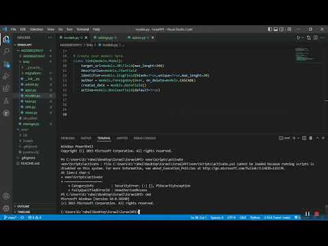 How to activate virtualevn on Windows PowerShell || short