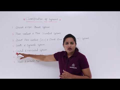 Signals and Systems - Classification of a Systems Video Lecture - Crash ...
