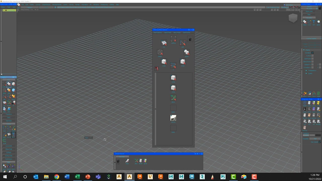 Getting Started with Alias, Part 3: Marking Menus