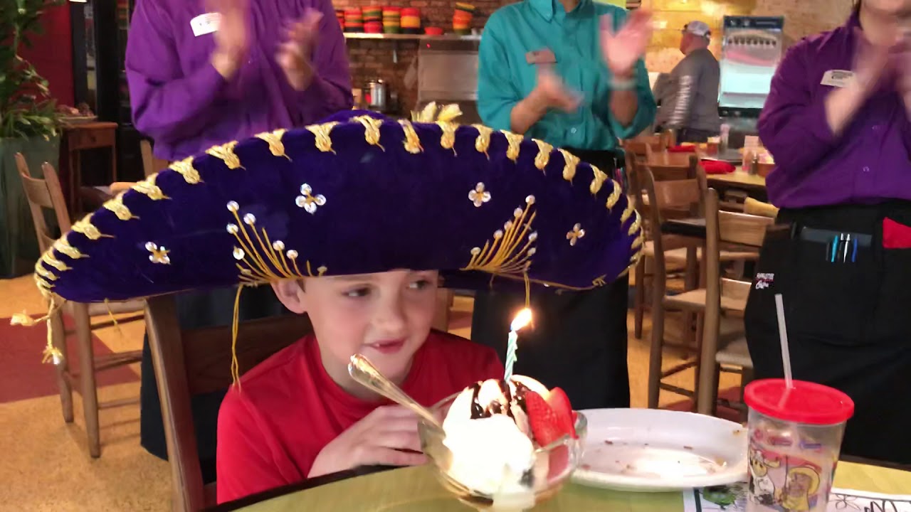 Parker 7th Birthday Lunch at Pappasitos...