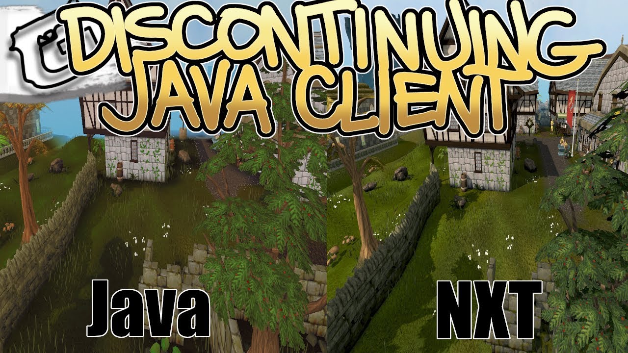 RuneScape Java client discontinued! BIG Improvements in NXT's future!