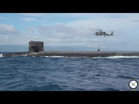 VIDEO: Ballistic Missile Submarine Tests Aerial Resupply With Air Force ...