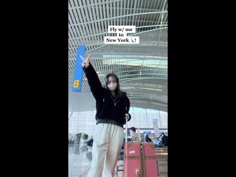Incheon Airport & Korean Air flight to NY!