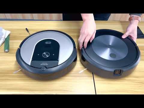 iRobot Roomba J7 Plus Unboxing, Compare with i7 / S9+ and Test the Replacement Spare Parts for It